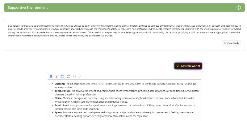 Behaviour Help App Manage Behaviours of Concern